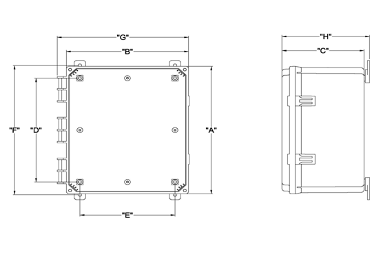 ESI Techincal Spotlight: PolyGuard™ Series Enclosure Dimensions